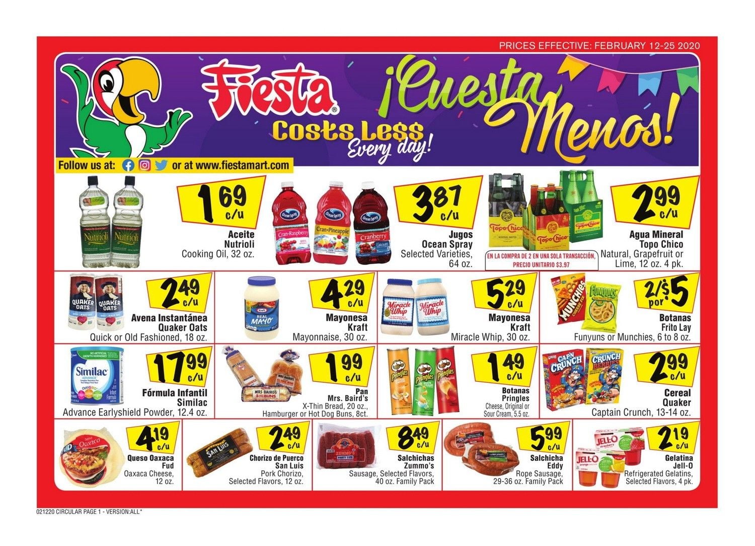 Fiesta Mart Weekly Ad Feb 19 – Feb 25, 2020