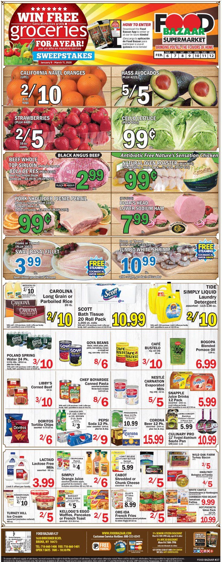 Food Bazaar Weekly Ad Feb 06 – Feb 12, 2020