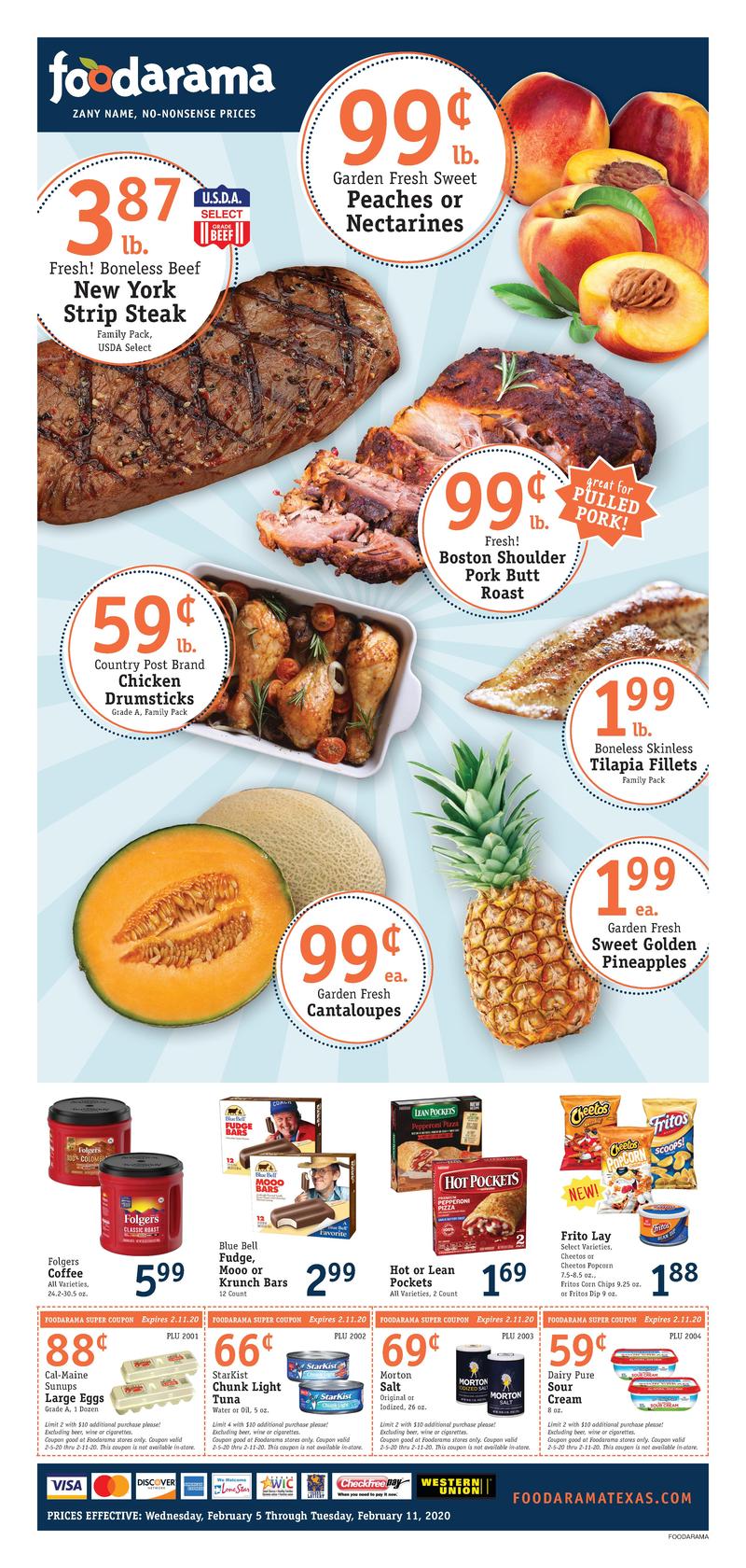 Foodarama Weekly Ad Feb 05 – Feb 11, 2020