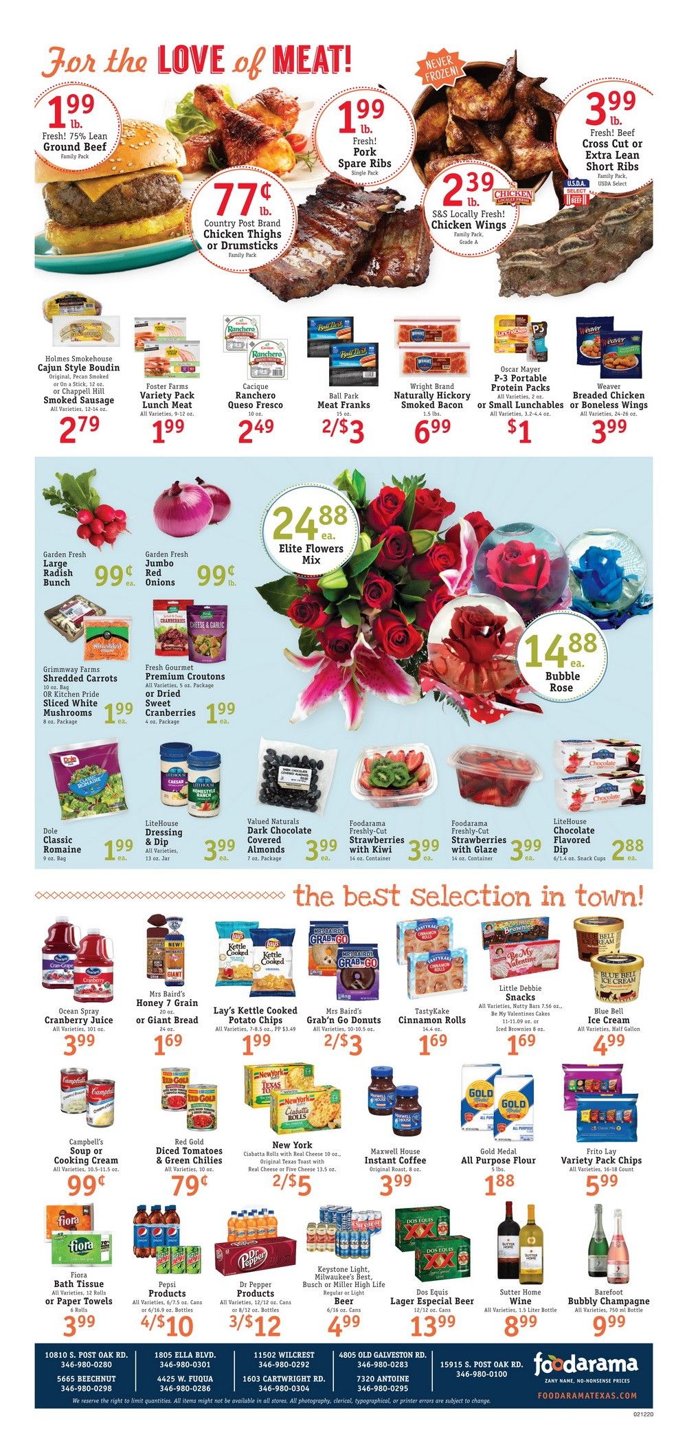 Foodarama Weekly Ad Feb 12– Feb 18, 2020