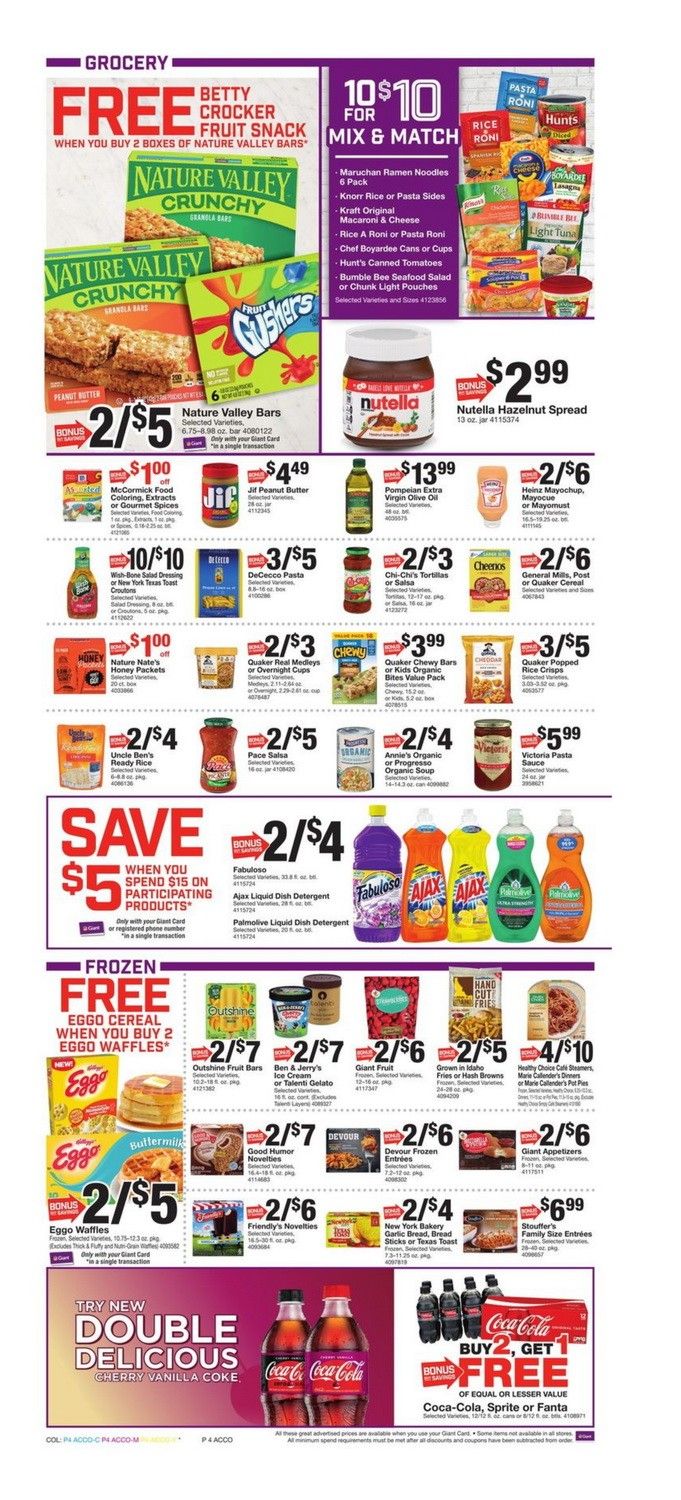 Giant Food Weekly Circular Feb 21 – Feb 27, 2020