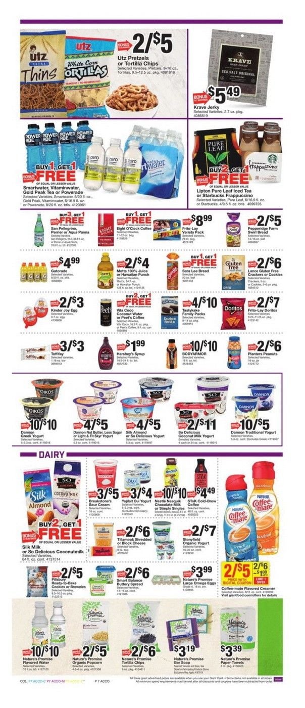Giant Food Weekly Circular Feb 28 – Mar 05, 2020