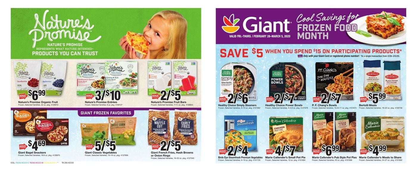 Giant Food Weekly Circular Feb 28 – Mar 05, 2020