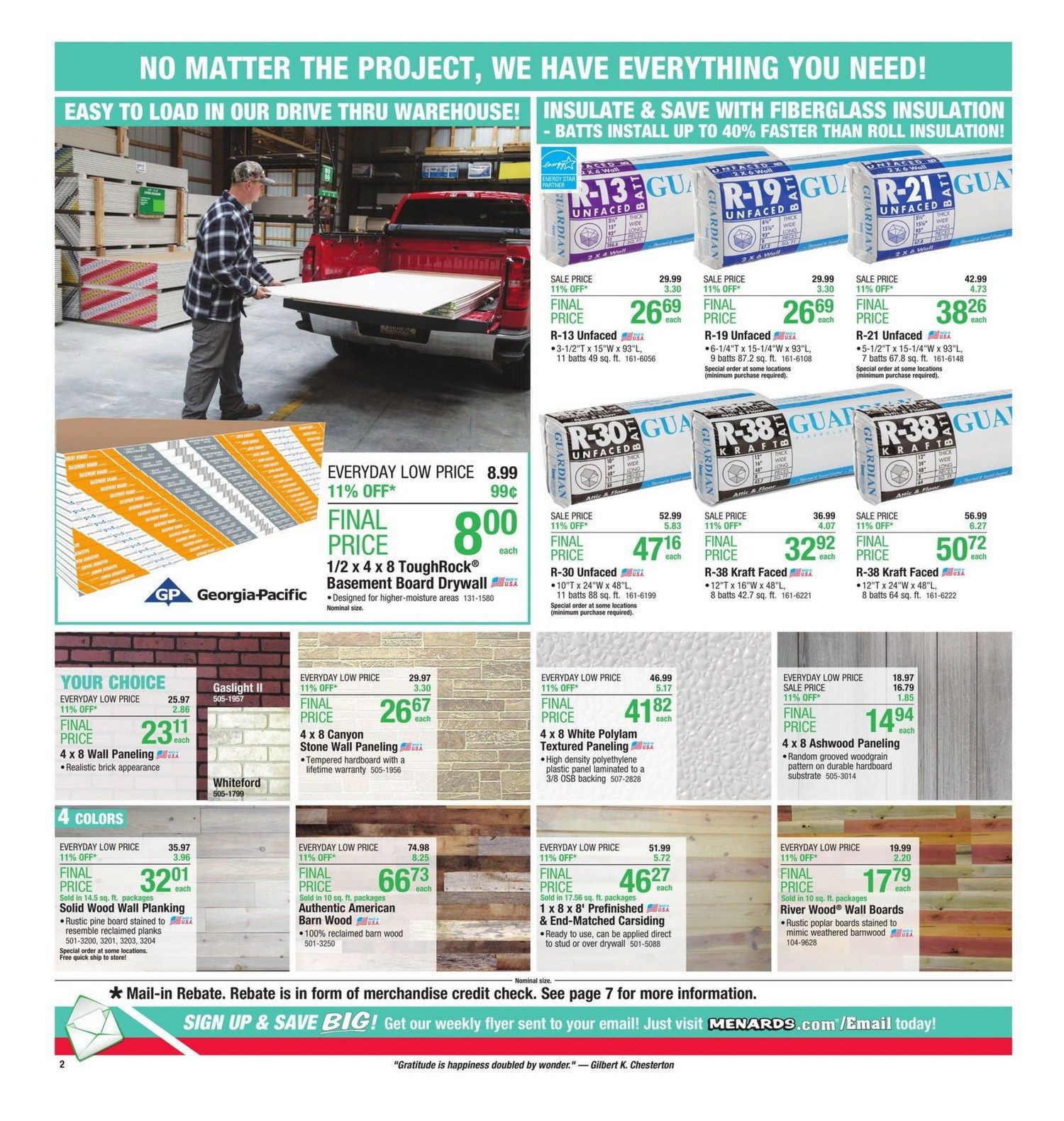 Menards Weekly Ad Feb 2 – Feb 8, 2020