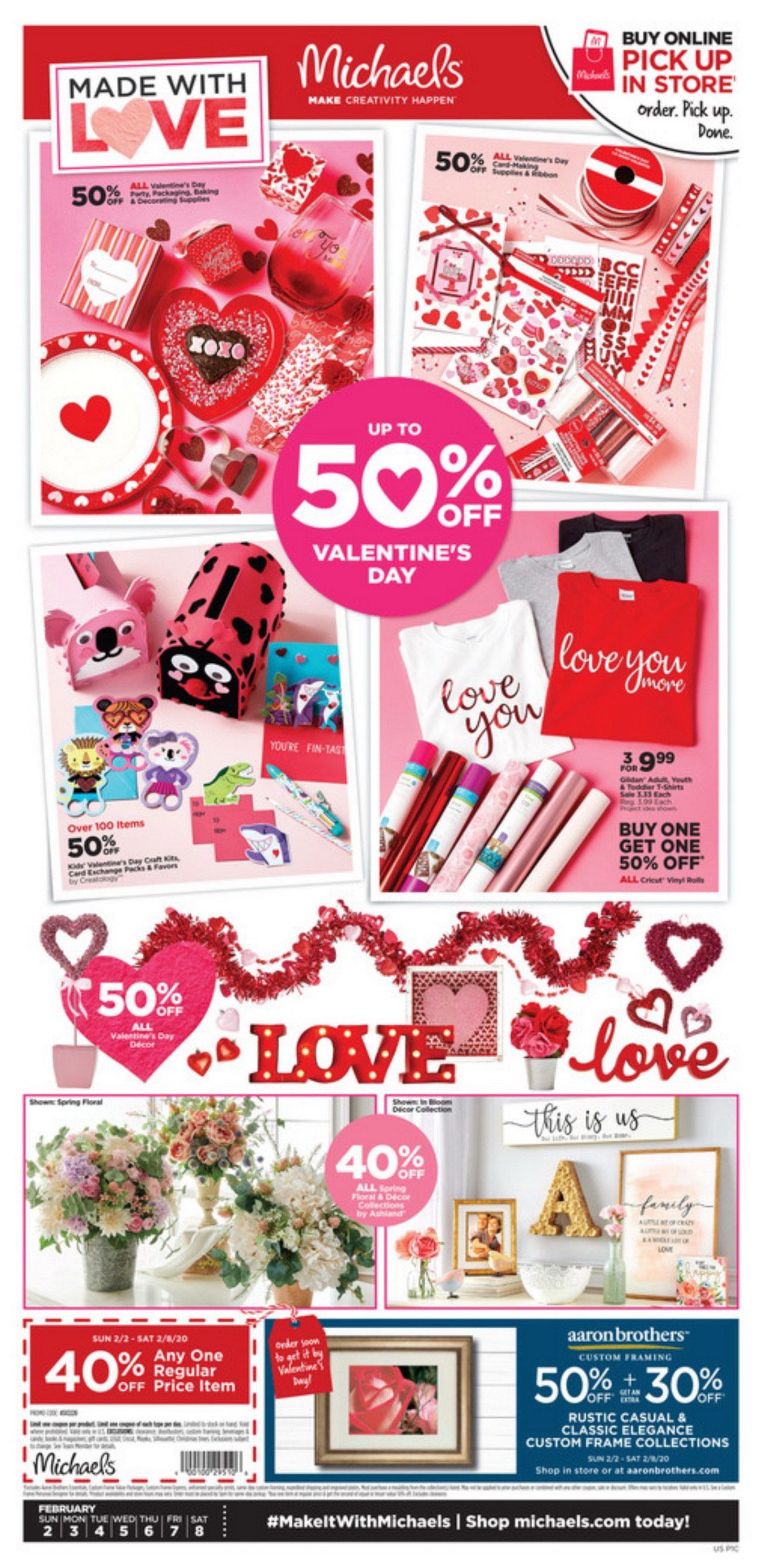 Michaels Weekly Ad Feb 2 – Feb 8, 2020