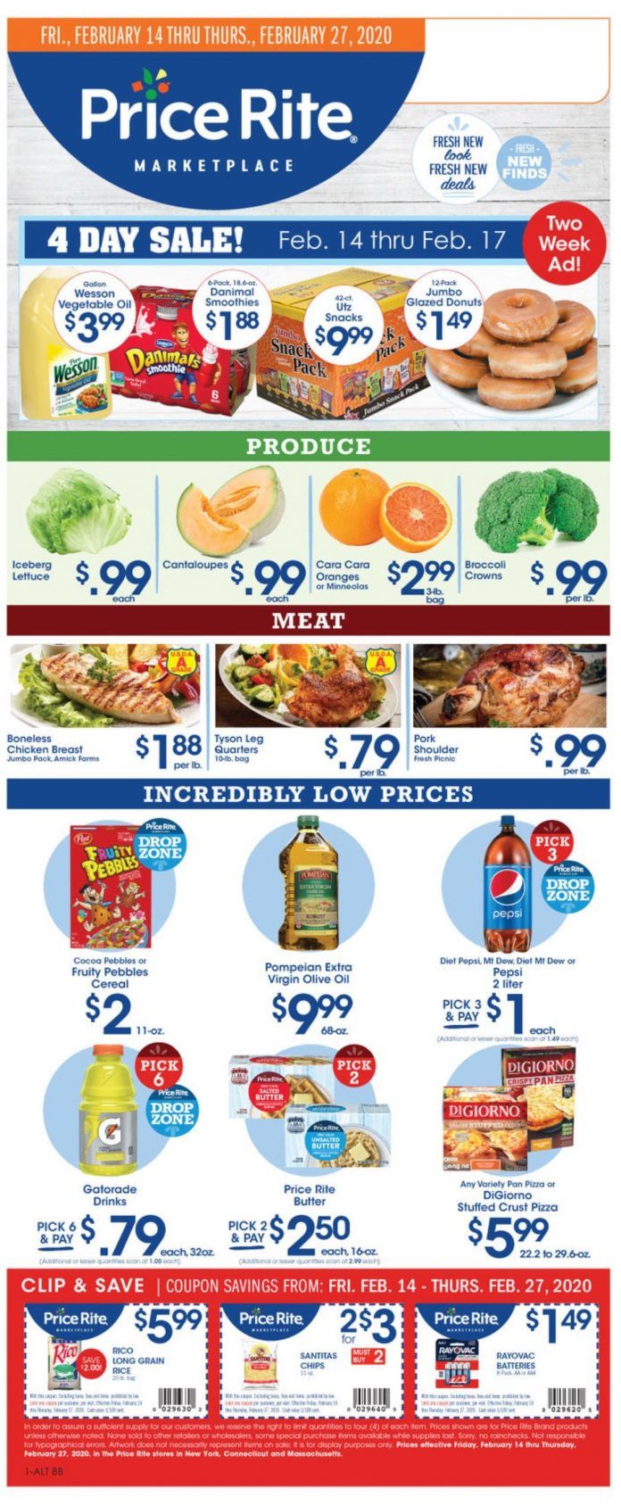 Price Rite Weekly Ad Feb 14 – Feb 27, 2020