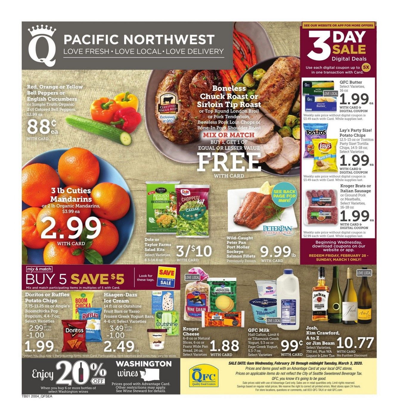 QFC Weekly Ad Feb 26 – Mar 03, 2020