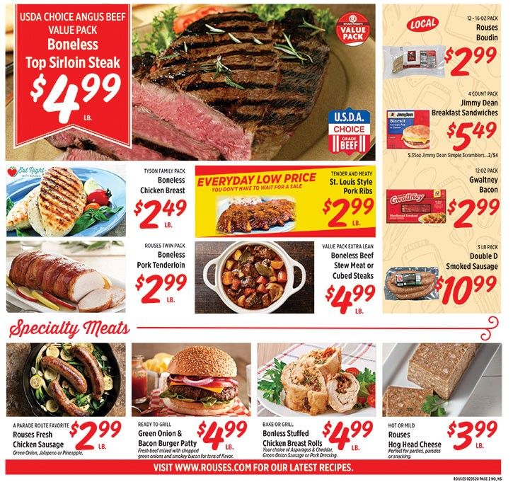 Rouses Weekly Ad Feb 05 – Feb 12, 2020
