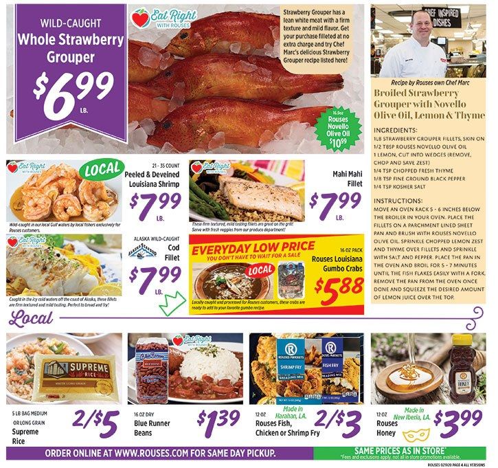 Rouses Weekly Ad Feb 19 – Feb 26, 2020