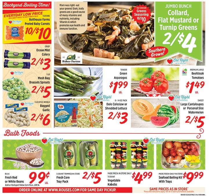 Rouses Weekly Ad Feb 26 – Mar 04, 2020