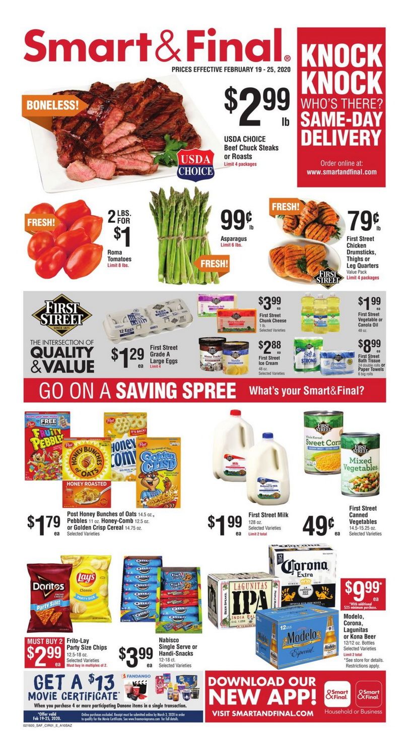 Smart & Final Weekly Ad Feb 19 – Feb 25, 2020
