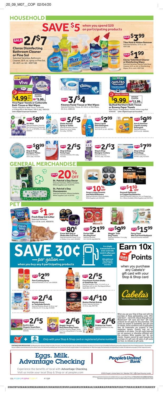 Stop & Shop Weekly Circular Feb 21 – Feb 27, 2020