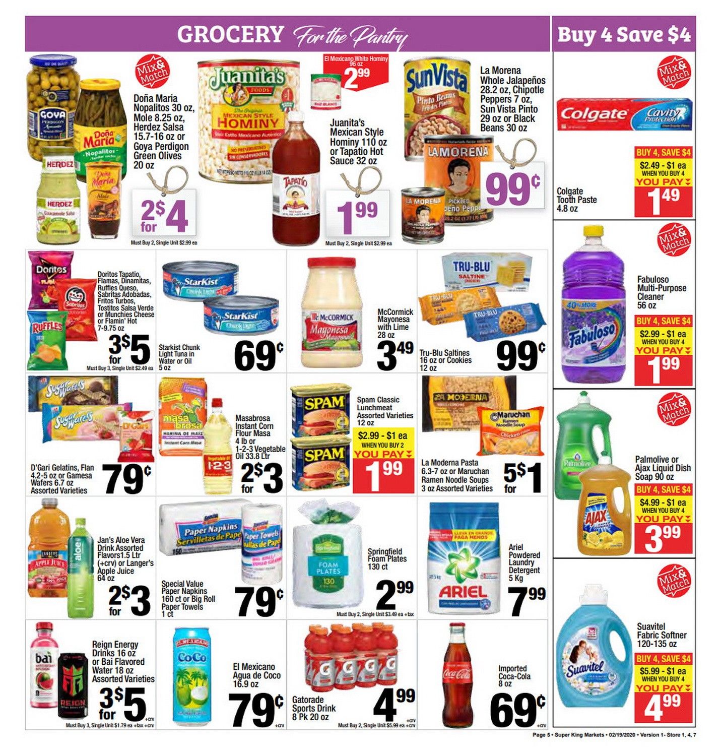 Super King Weekly Ad Feb 19 – Feb 25, 2020