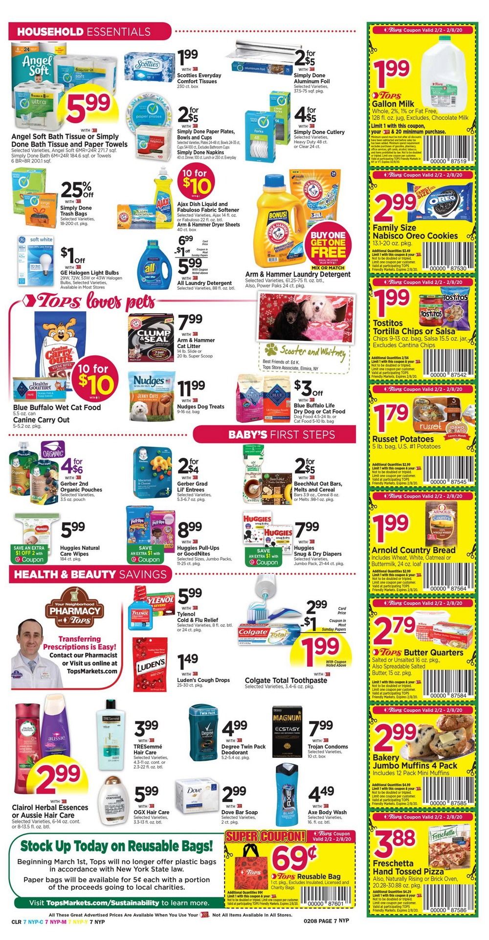 Tops Weekly Circular Feb 2 – Feb 8, 2020