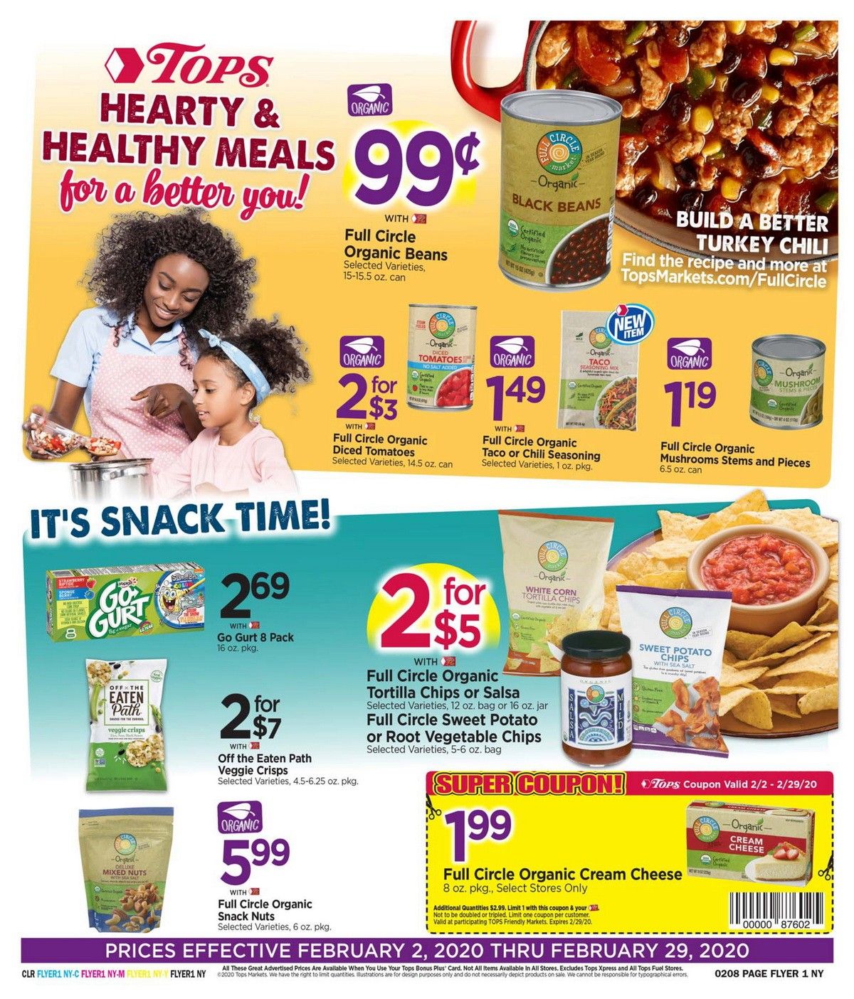 Tops Weekly Circular Feb 2 – Feb 8, 2020