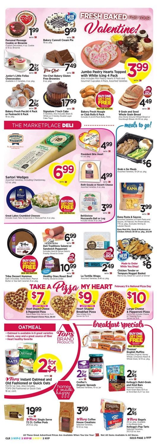 Tops Weekly Circular Feb 09 – Feb 15, 2020