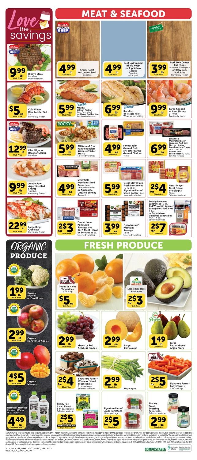 Vons Weekly Ad Feb 05 – Feb 11, 2020