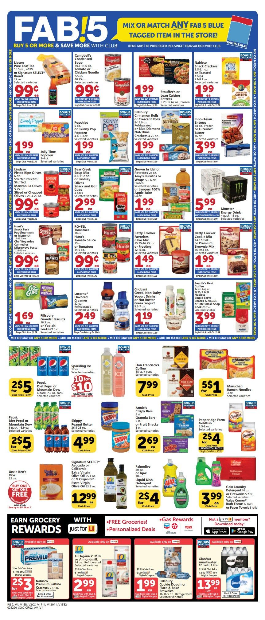 Vons Weekly Ad Feb 12 – Feb 18, 2020