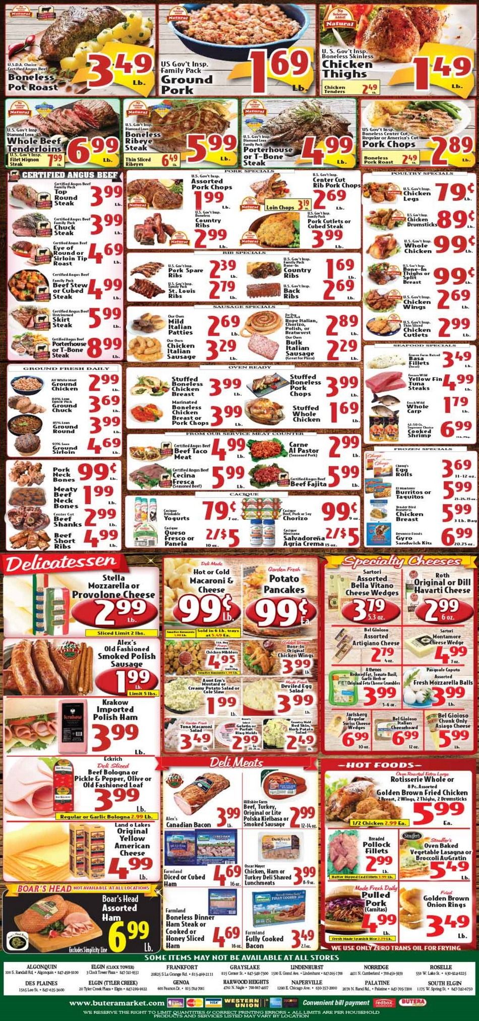 Butera Weekly Ad Feb 27 – Mar 3, 2020