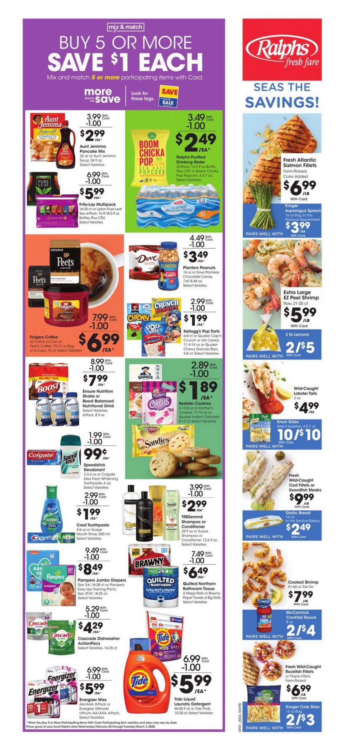 Ralphs Weekly Ad Feb 26 – Mar 3, 2020