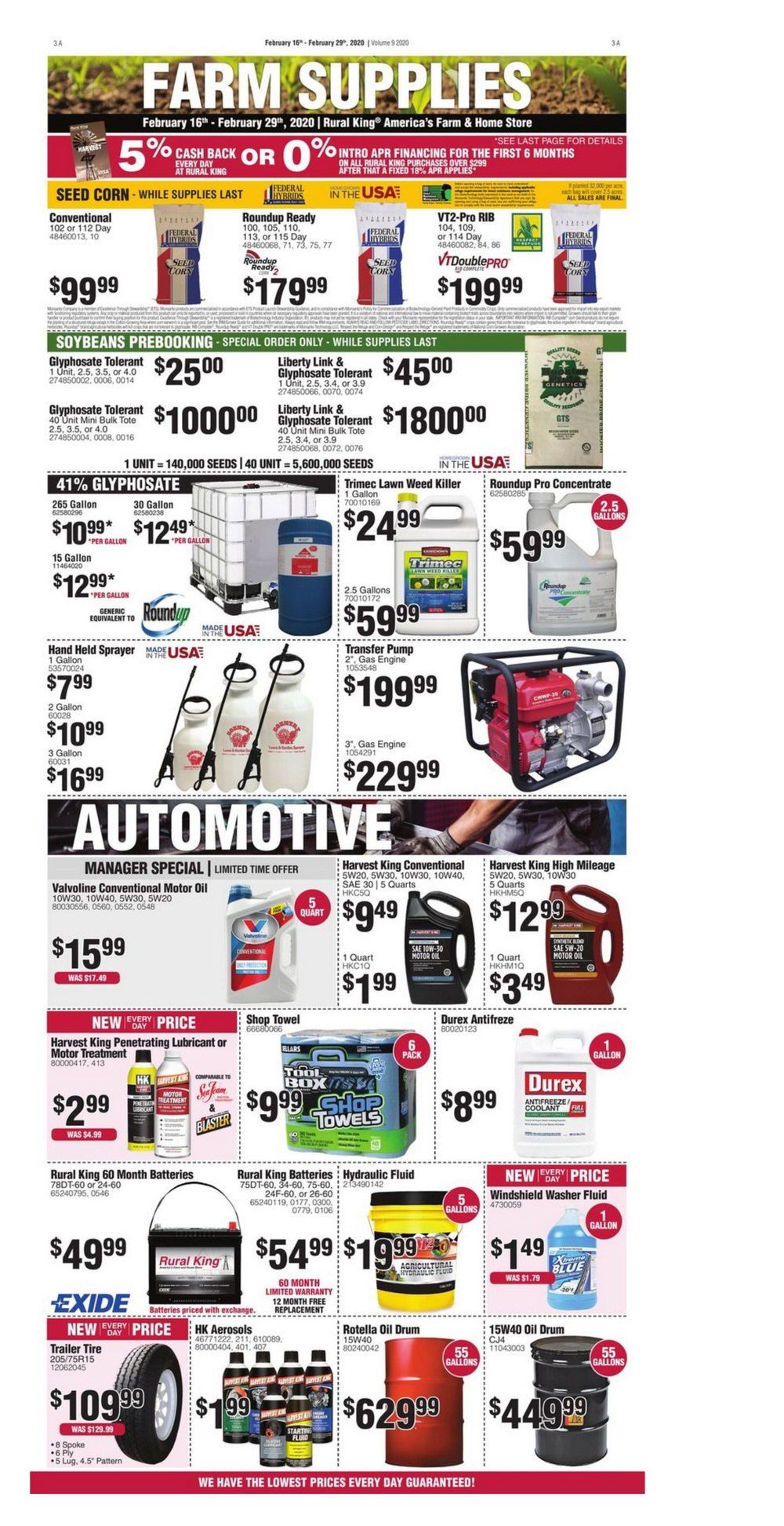 Rural King Weekly Ad Feb 16 – Feb 29, 2020