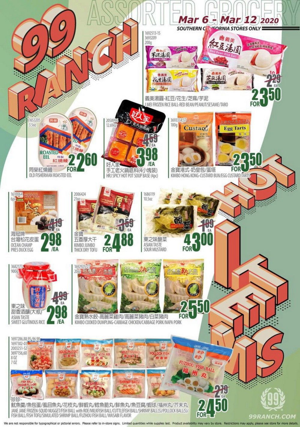 99 Ranch Market Weekly Ad Mar 06 – Mar 12, 2020