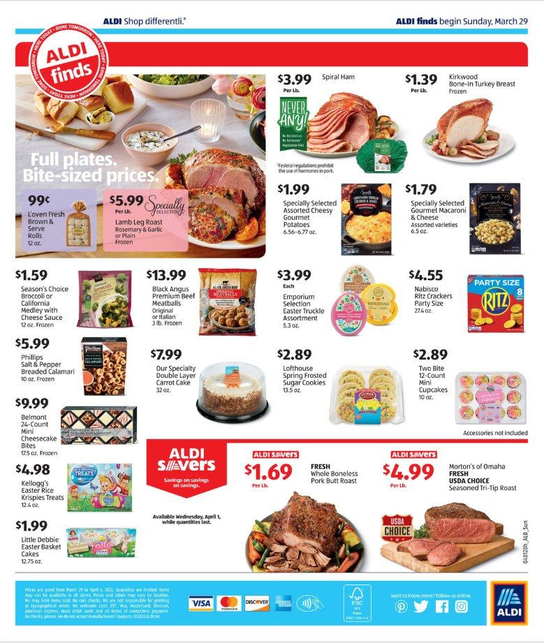 ALDI In-store Ad Sneak Peek Mar 29 – Apr 04, 2020