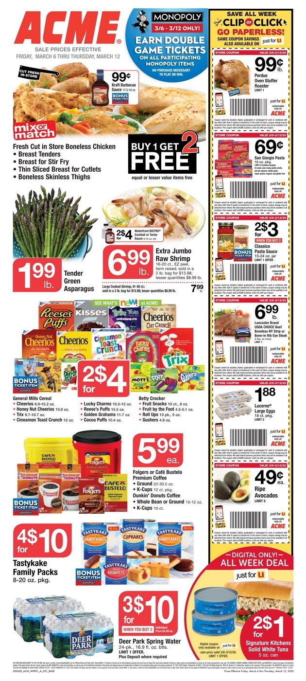 Acme Weekly Ad Mar 05 – Mar 12, 2020