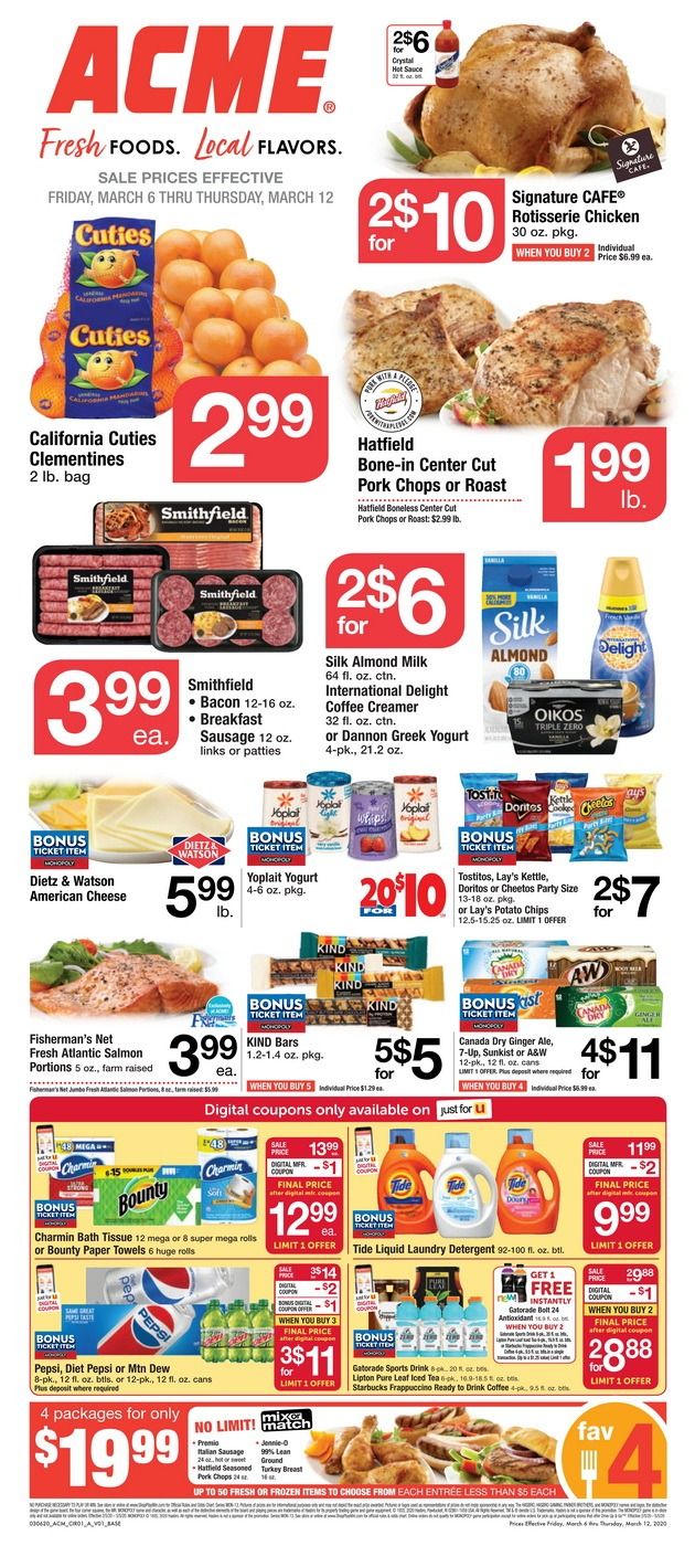 Acme Weekly Ad Mar 05 – Mar 12, 2020