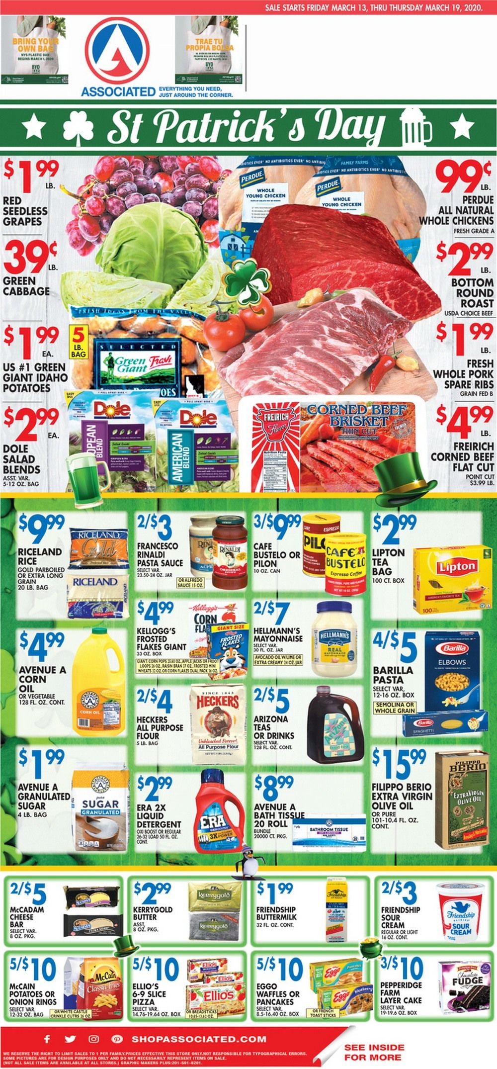 Associated Supermarkets Weekly Ad Mar 13 – Mar 19, 2020