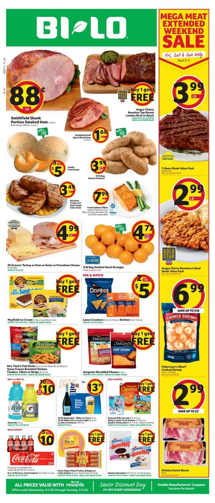 BI-LO Weekly Circular Apr 1- Apr 7, 2020