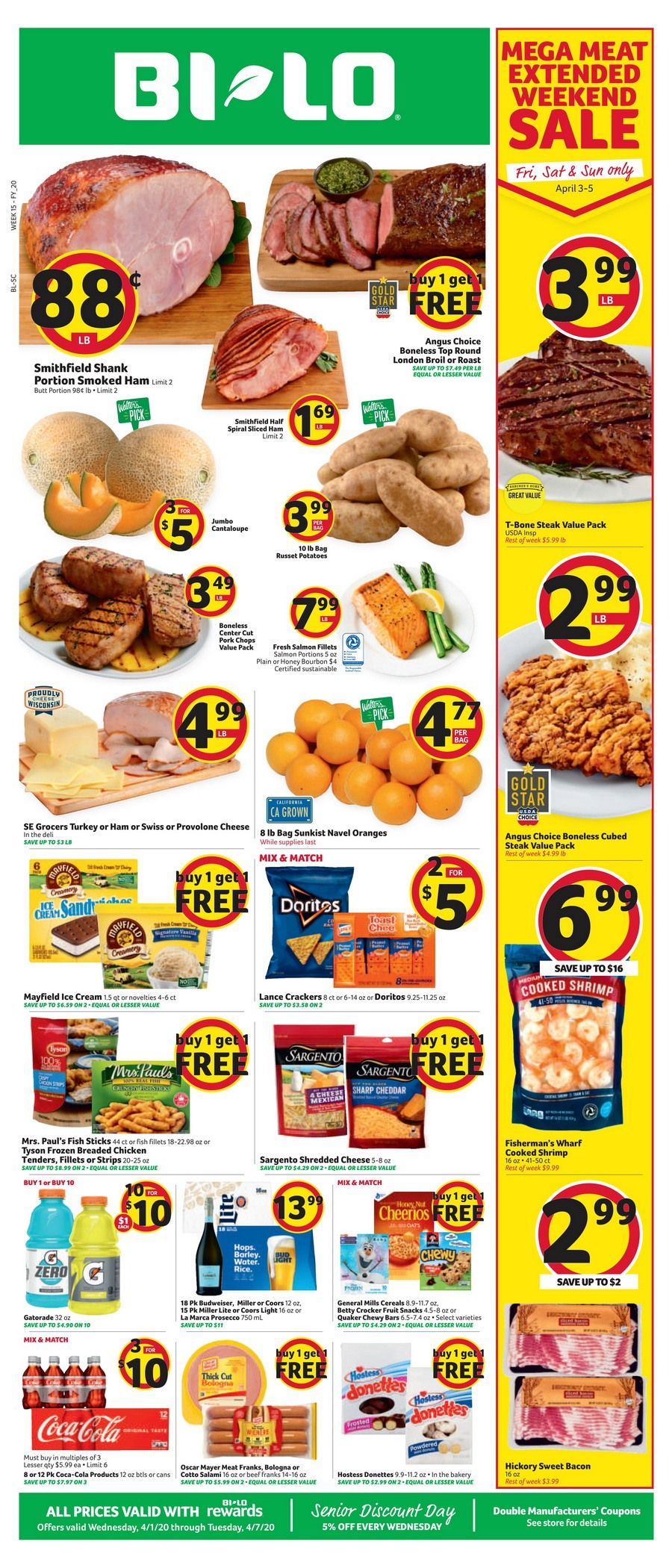 BI-LO Weekly Circular Apr 1- Apr 7, 2020