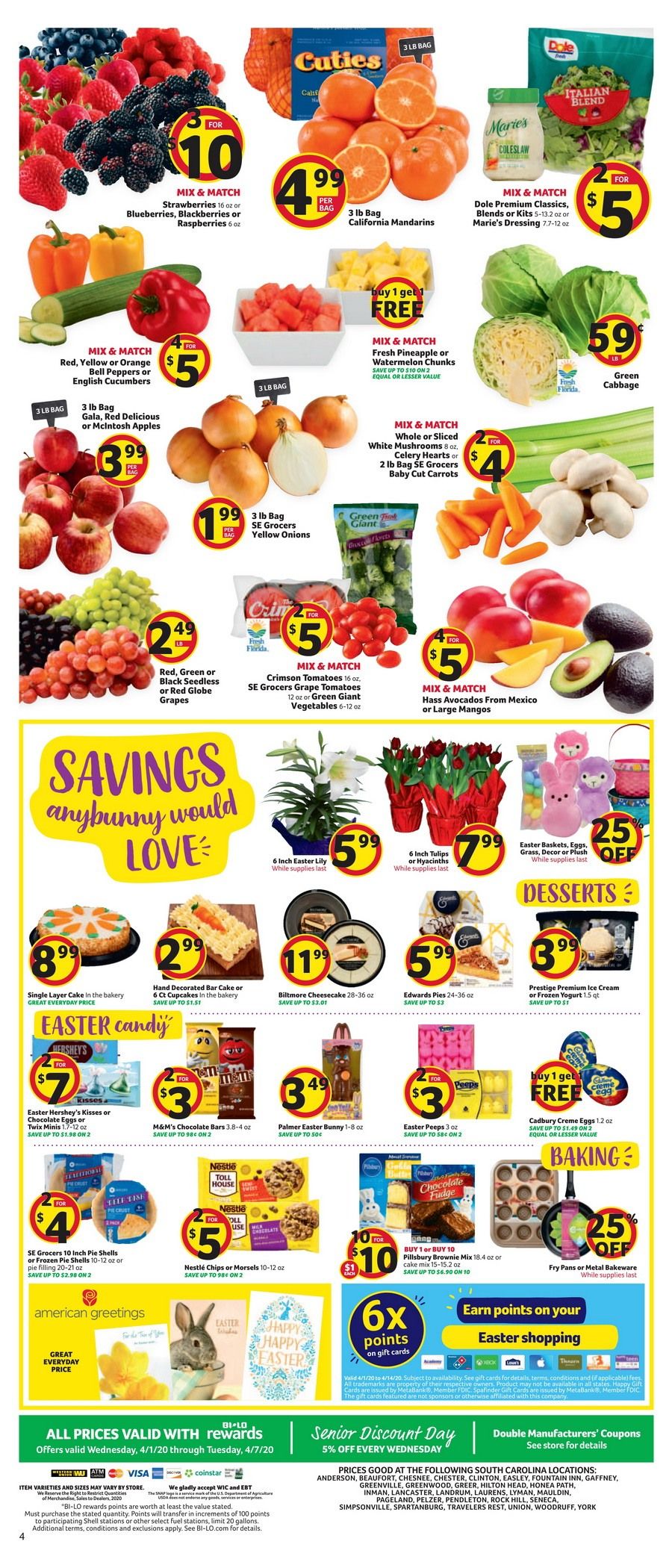 BI-LO Weekly Circular Apr 1- Apr 7, 2020