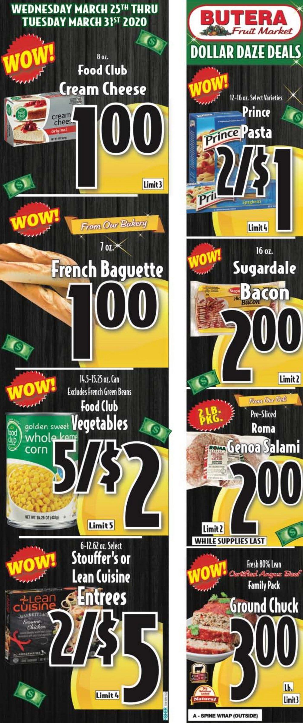 Butera Weekly Ad Mar 25 – Mar 31, 2020