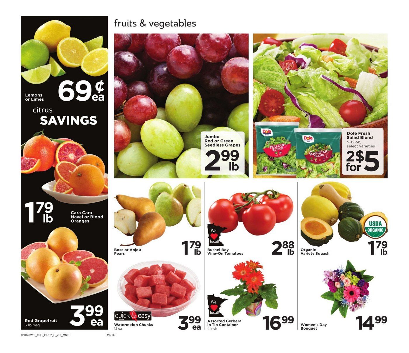 Cub Foods Weekly Ad Mar 01 – Mar 07, 2020