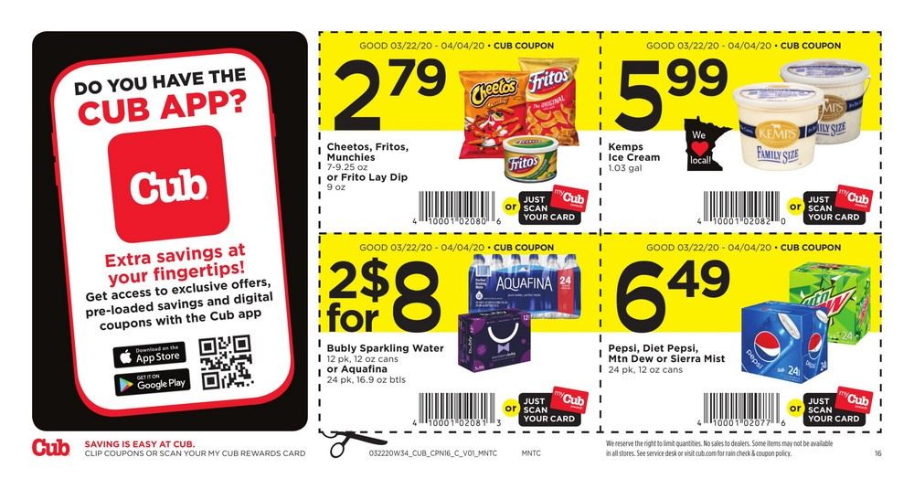 Cub Foods Happy Easter Ad Mar 22 – Apr 04, 2020