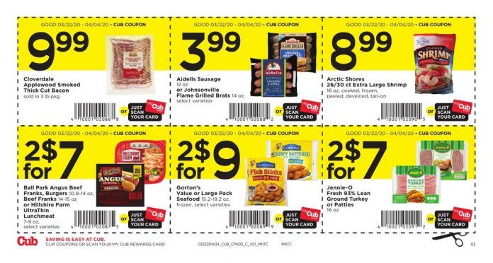 Cub Foods Happy Easter Ad Mar 22 – Apr 04, 2020