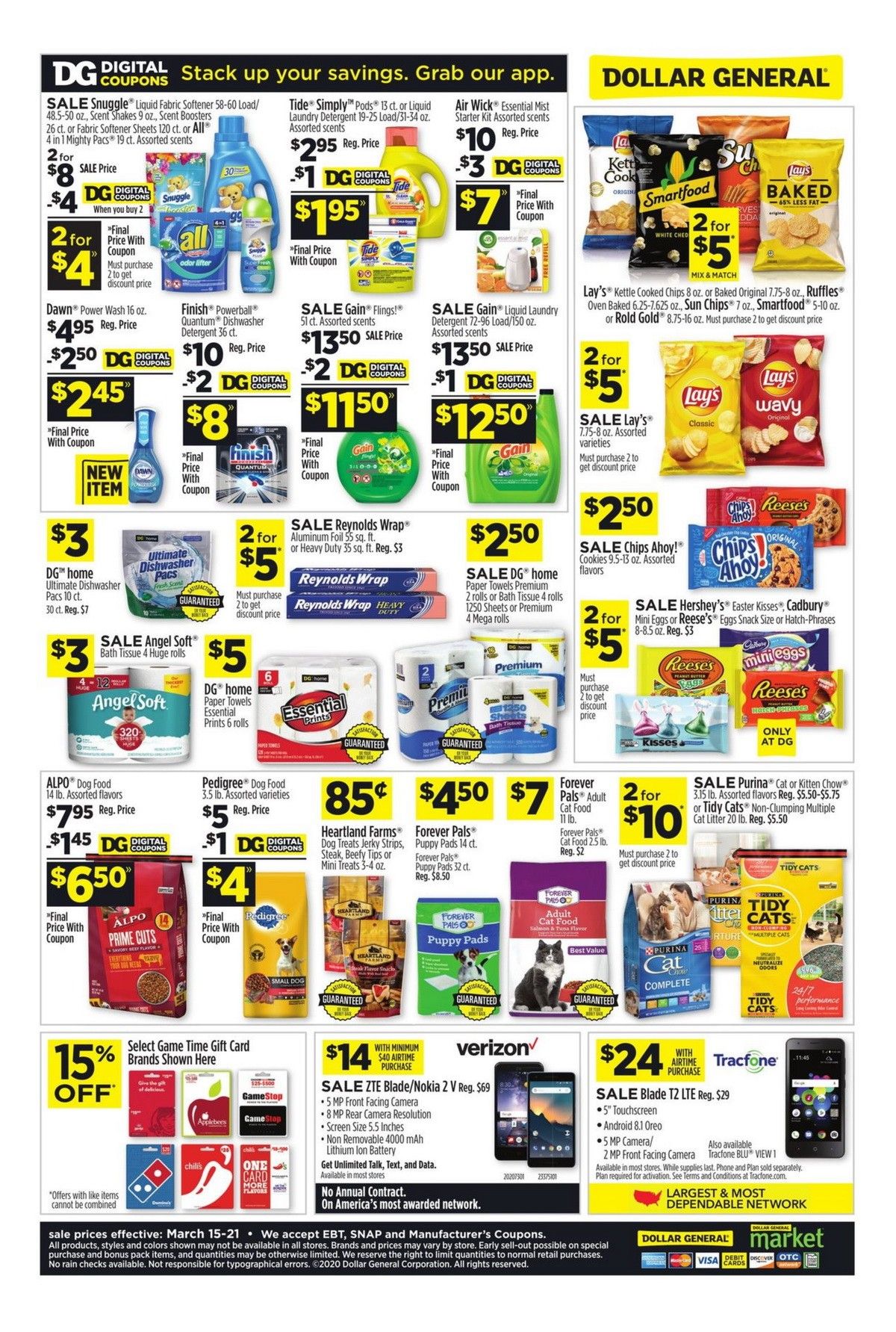 Dollar General Weekly Ad Mar 15 – Mar 21, 2020