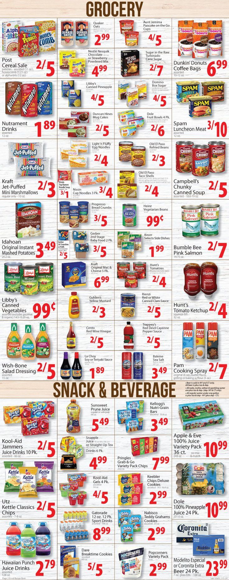 Food Bazaar Weekly Ad Mar 05 – Mar 11, 2020