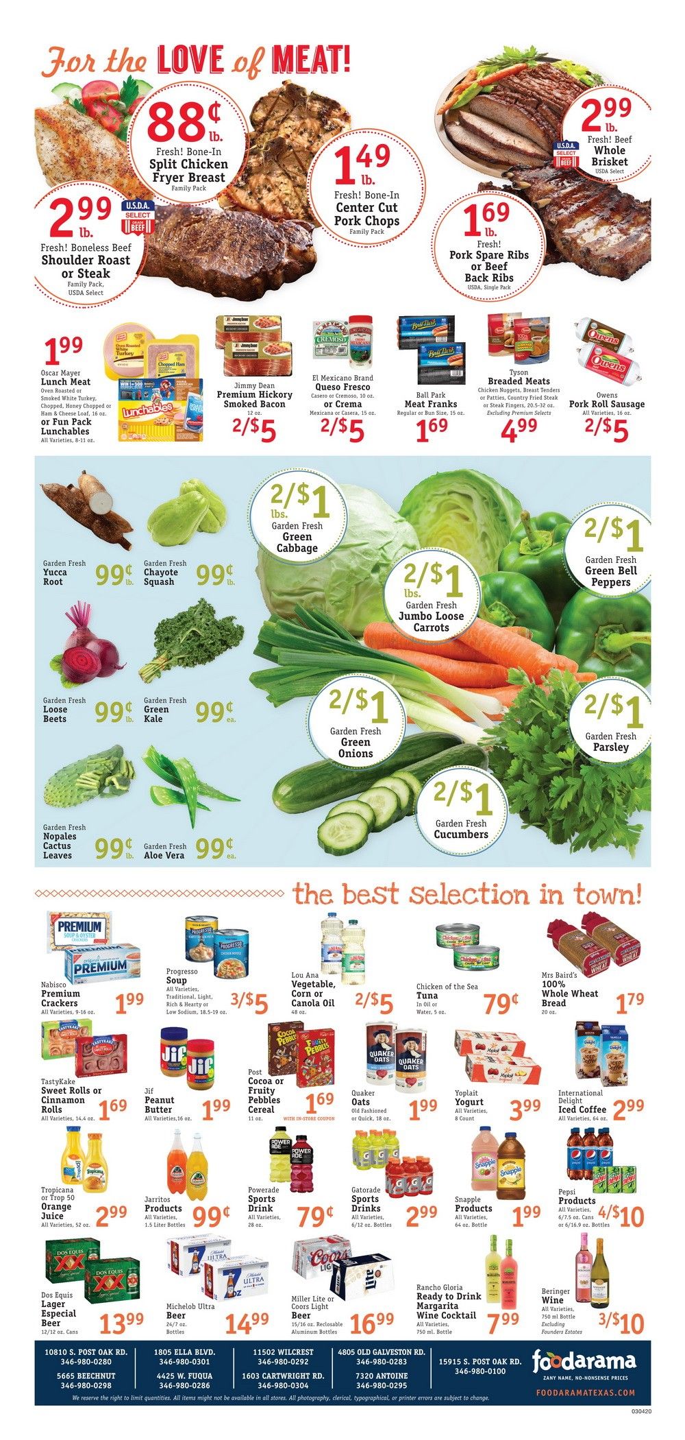 Foodarama Weekly Ad Mar 4 – Mar 10, 2020