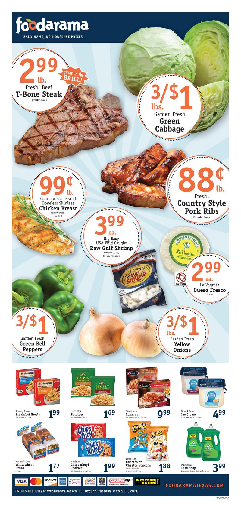 Foodarama Weekly Ad Mar 11 – Mar 17, 2020