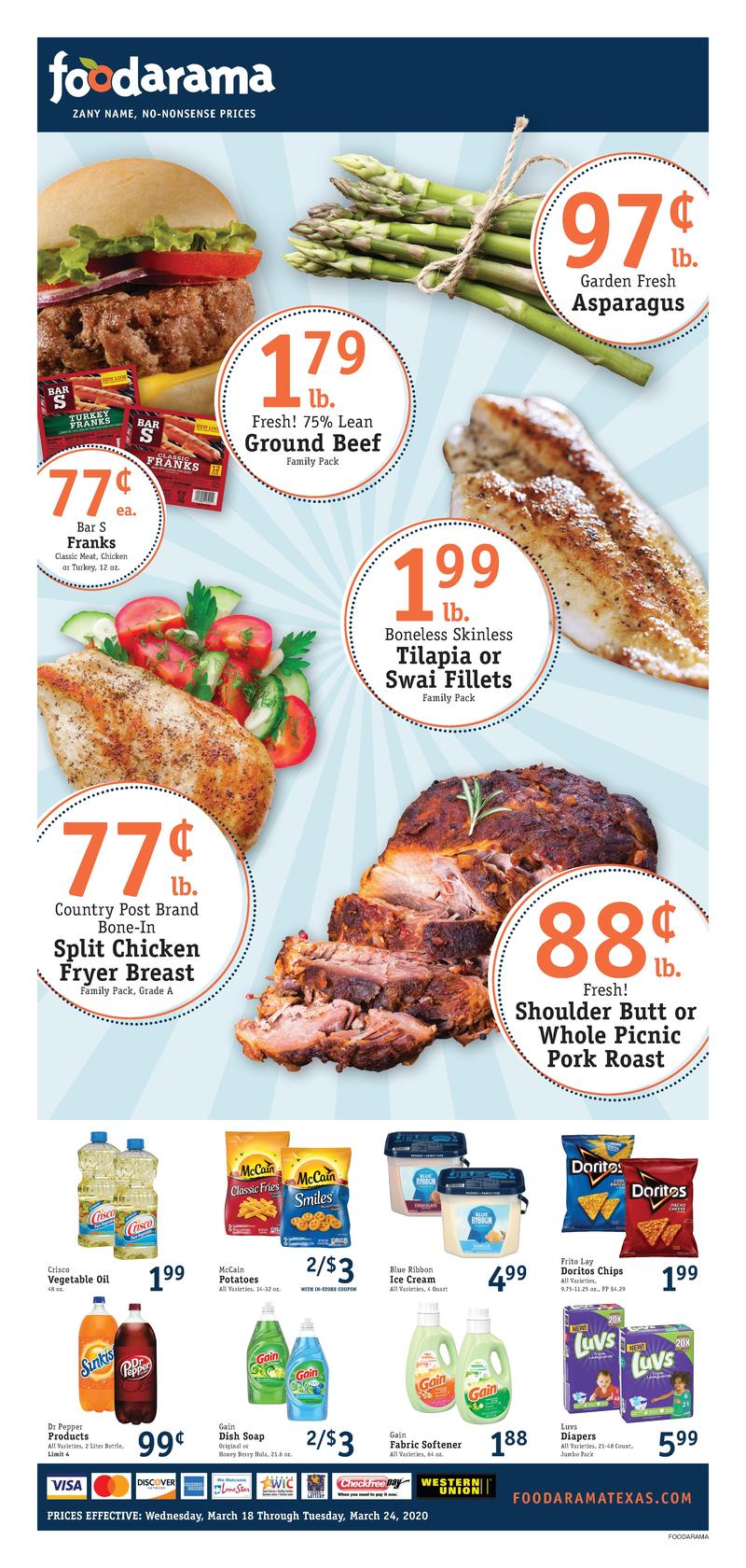 Foodarama Weekly Ad Mar 18 – Mar 24, 2020