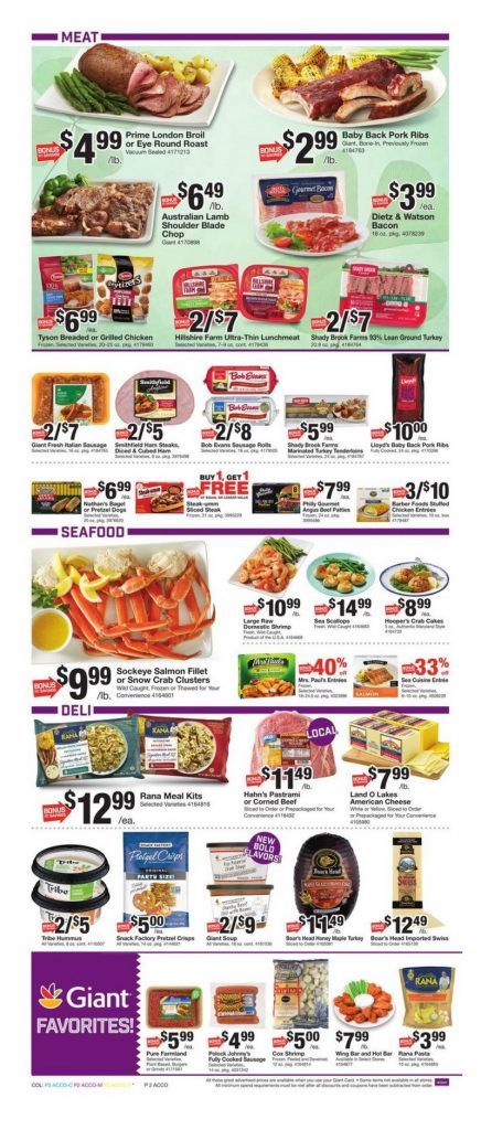 Giant Food Weekly Circular Mar 13 – Mar 19, 2020