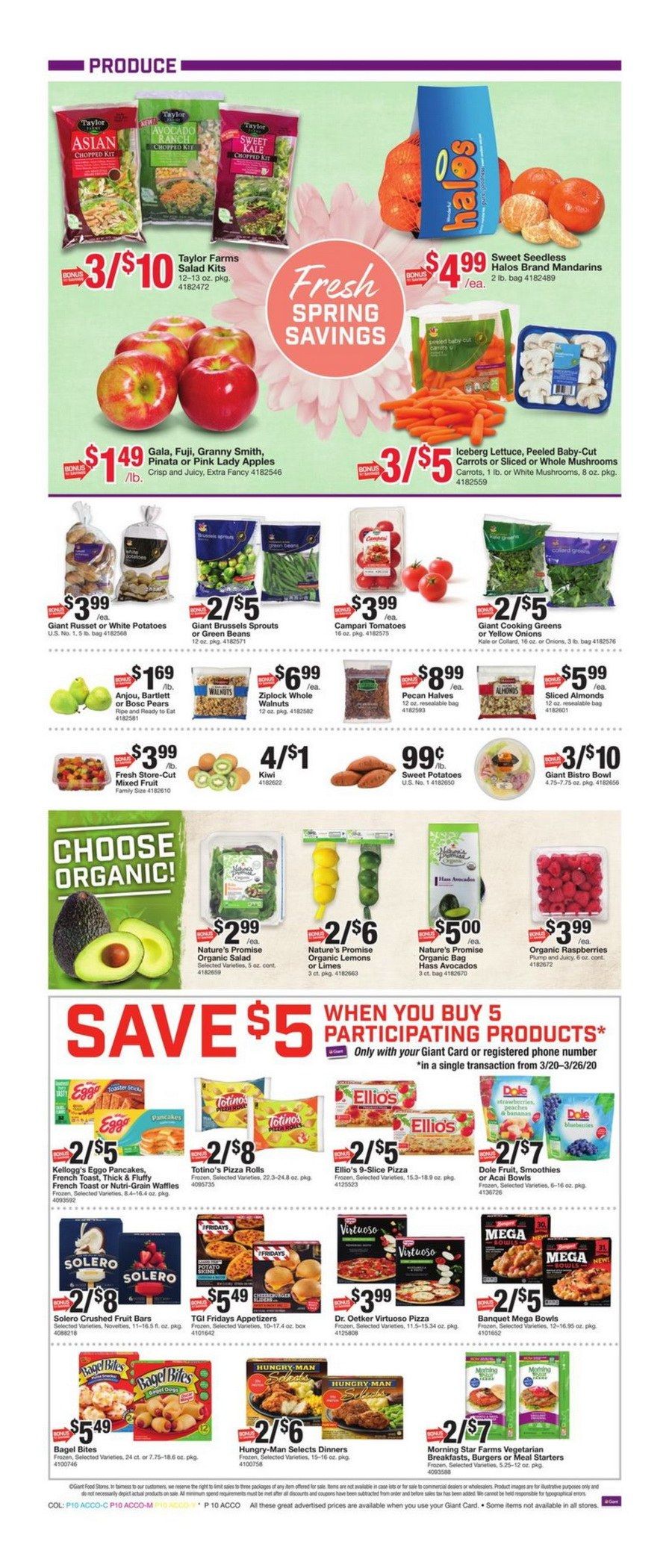 Giant Food Weekly Circular Mar 20 – Mar 26, 2020