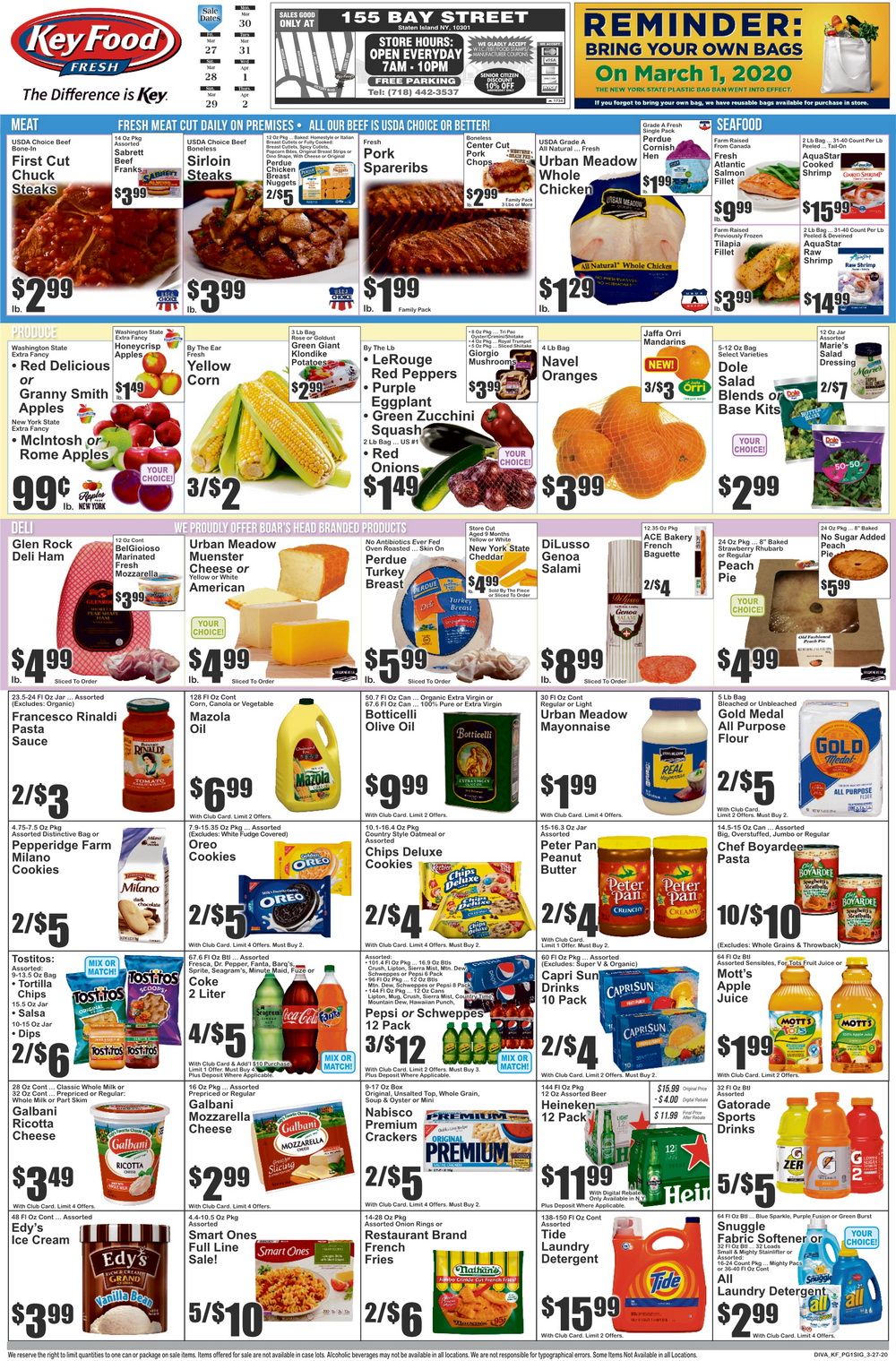 Key Food Weekly Ad Mar 27 – Apr 02, 2020