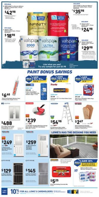 Lowe's Weekly Ad Mar 12 – Mar 25, 2020
