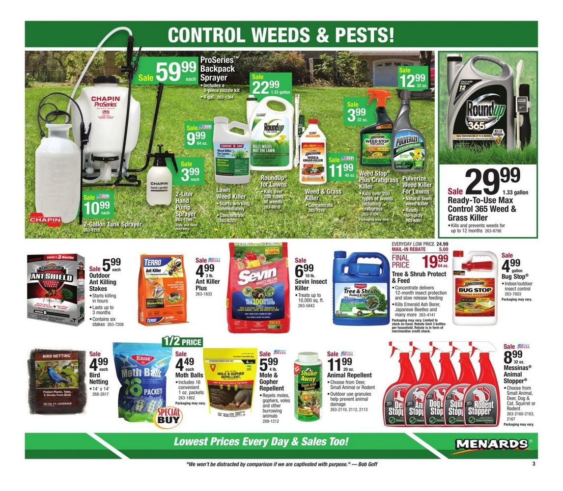 Menards Weekly Ad Mar 29 – Apr 11, 2020