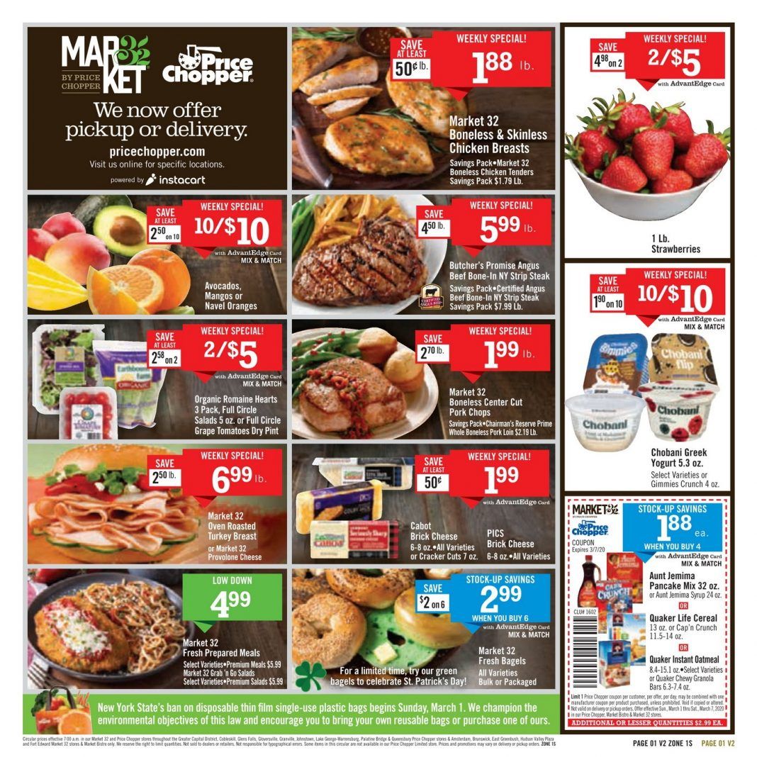 Price Chopper Weekly Ad Mar 01 – Mar 07, 2020