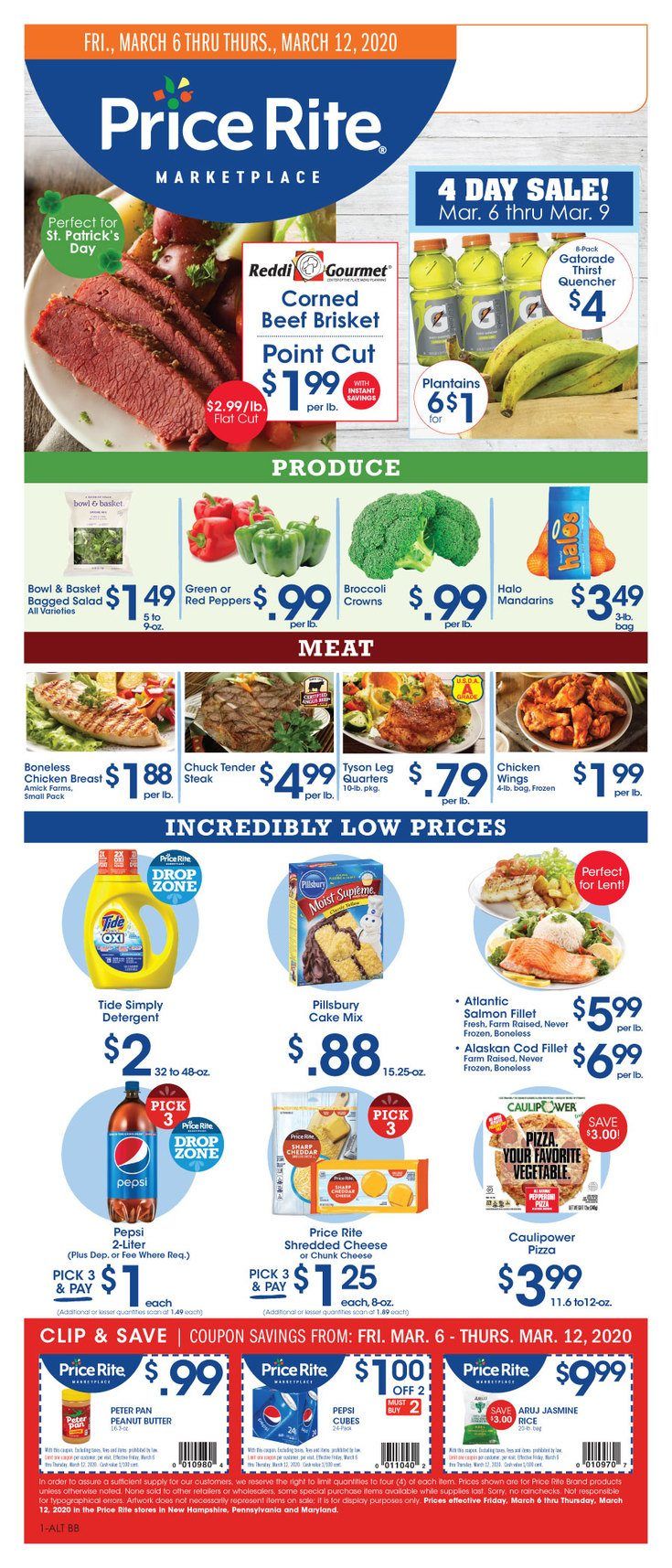 Price Rite Weekly Ad Mar 06 – Mar 12, 2020