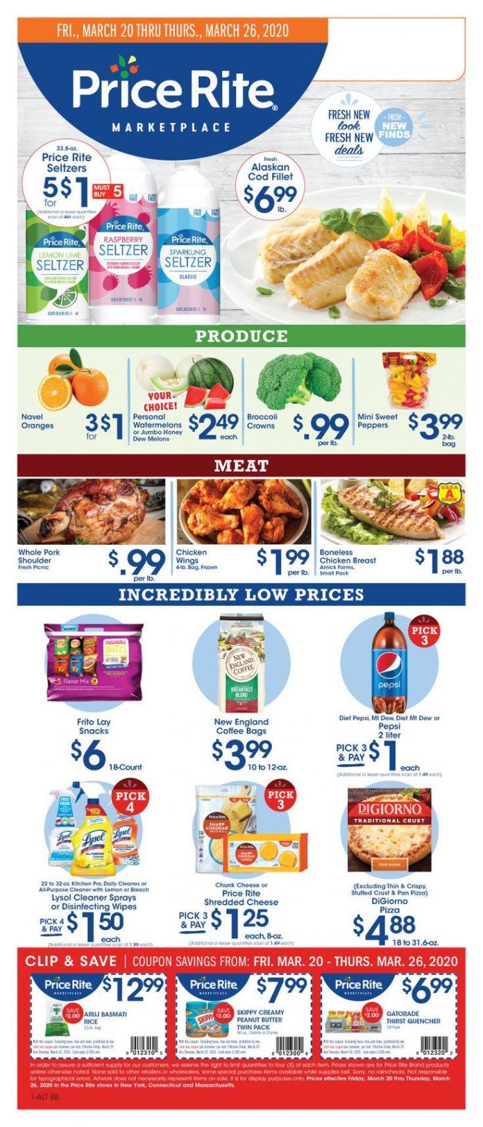Price Rite Weekly Ad Mar 20 – Mar 26, 2020